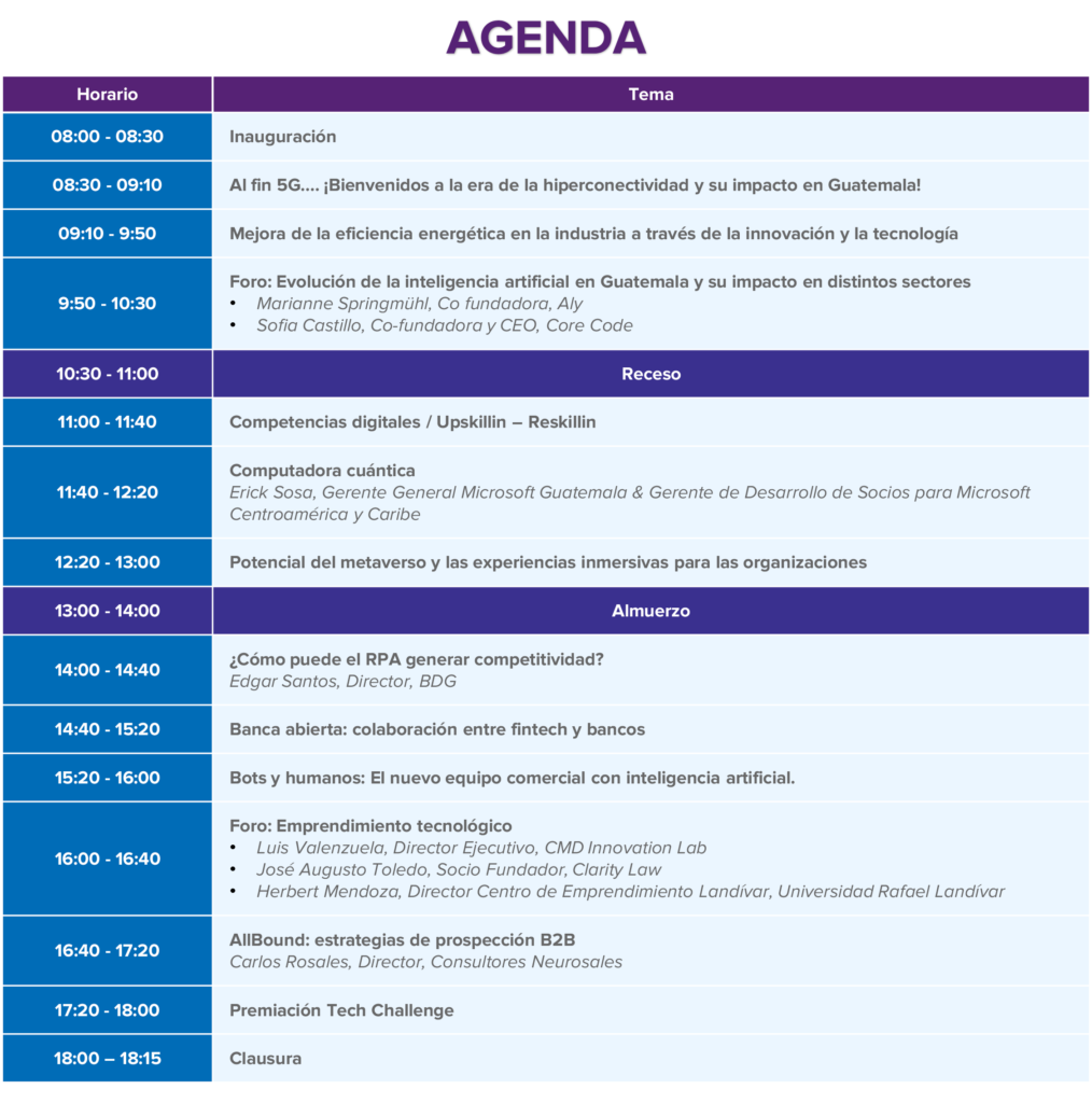 Innovation & Technology Expo Tech 2023 – CIG